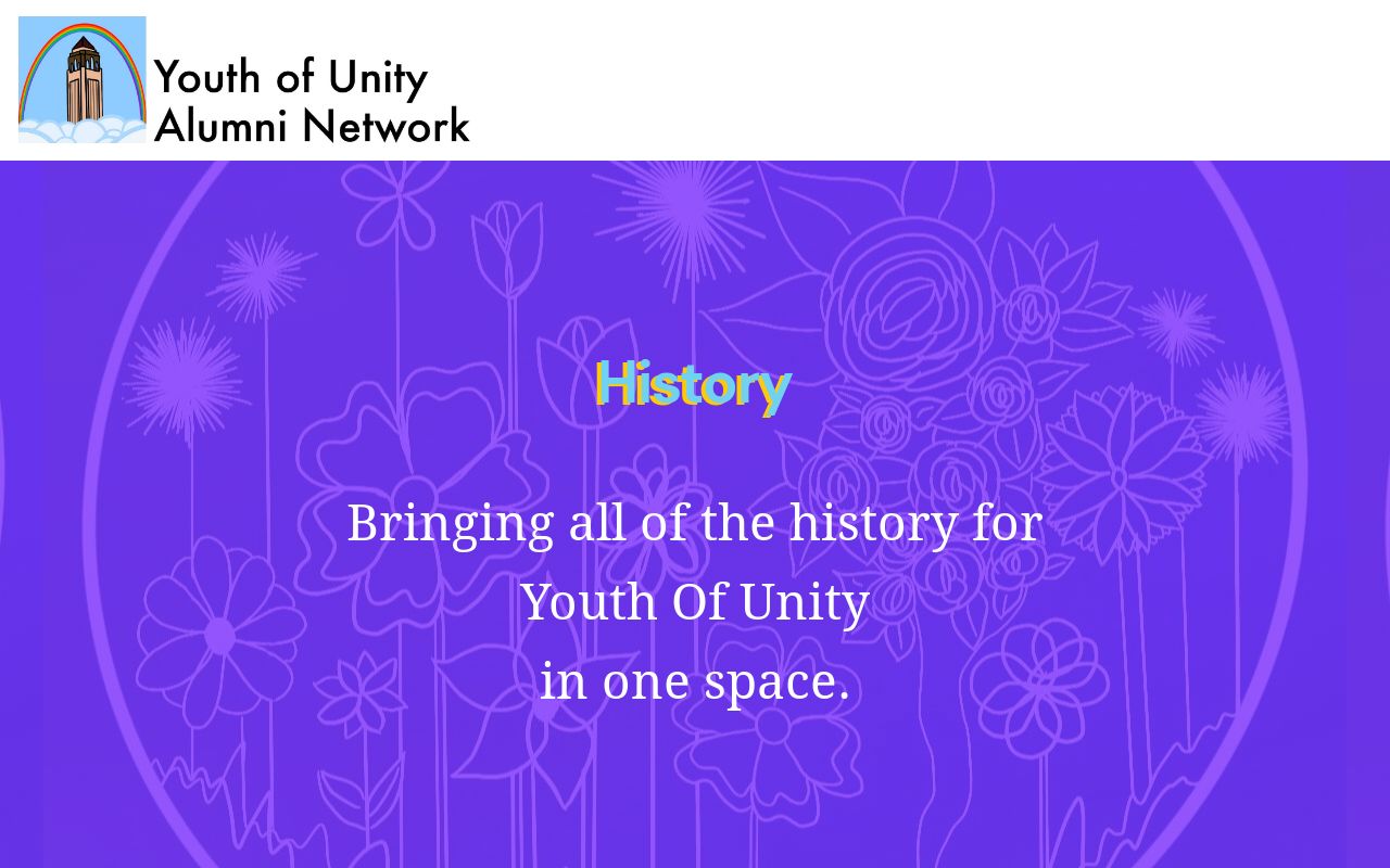 History - Youth of Unity Alumni Network